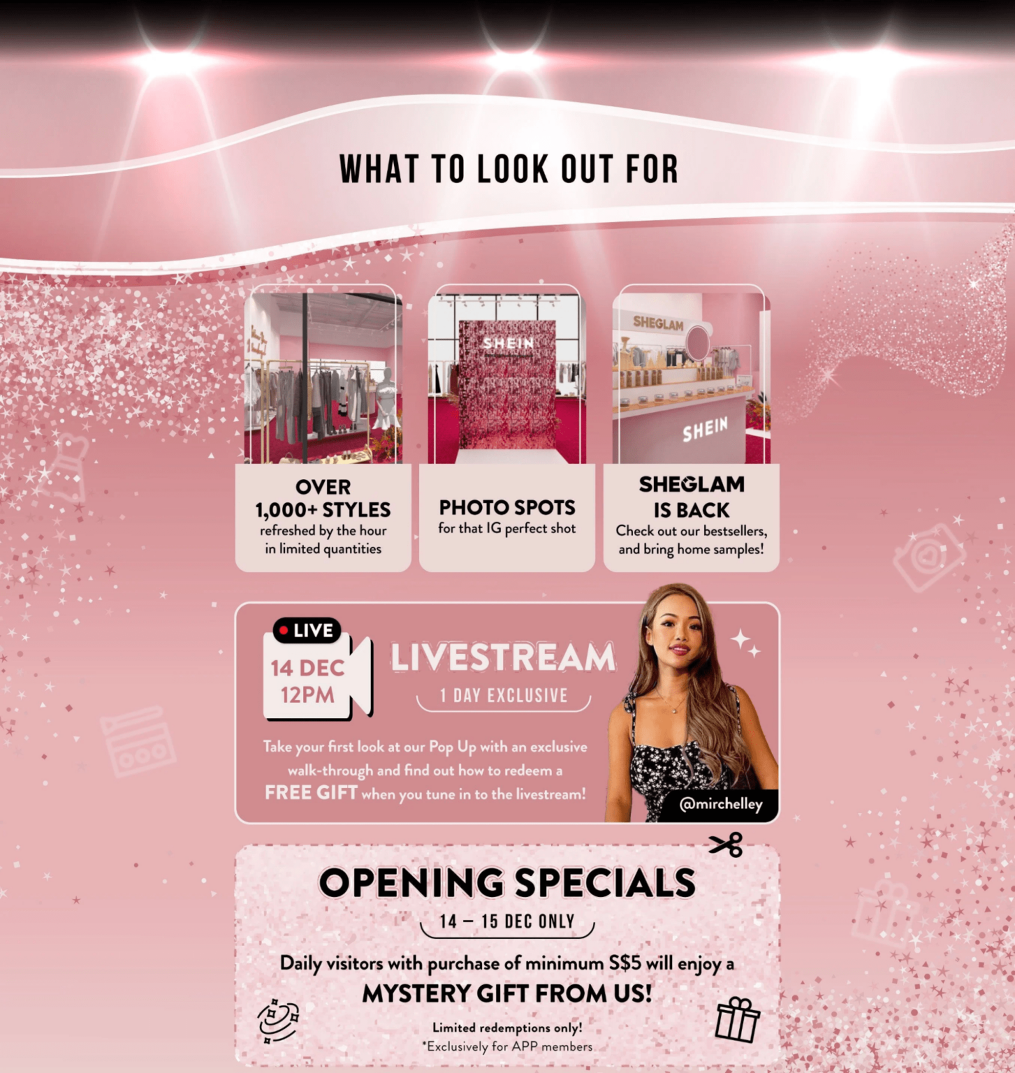 Shein Pop-Up Is In Town From 14 To 20 December 2022