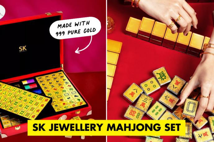 This Walnut Wood Mahjong Set Comes With Hand-Painted Tiles