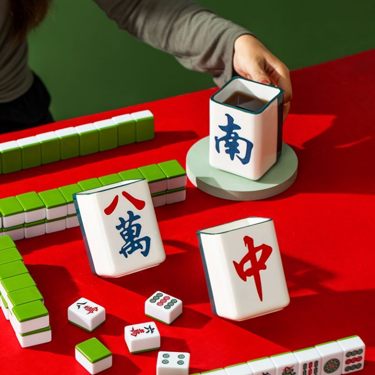 These Mahjong Mugs Can Hold Your Accompanying Drinks