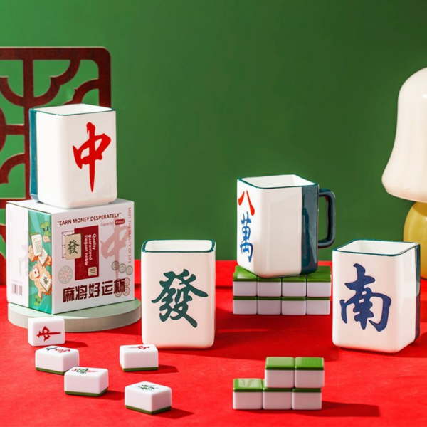 These Mahjong Mugs Can Hold Your Accompanying Drinks