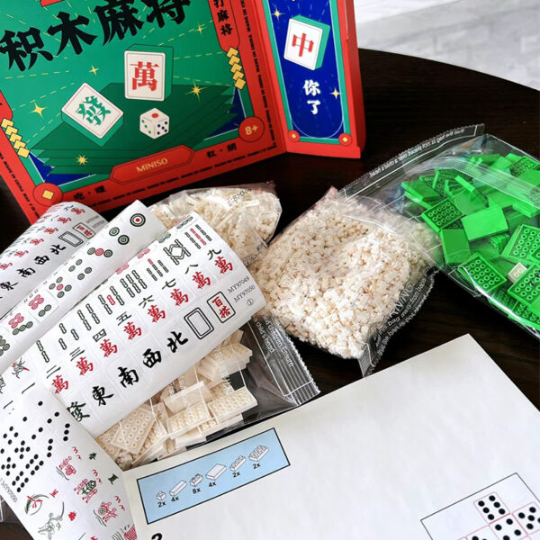You Can Now DIY Your Own Mahjong Tiles With Building Blocks