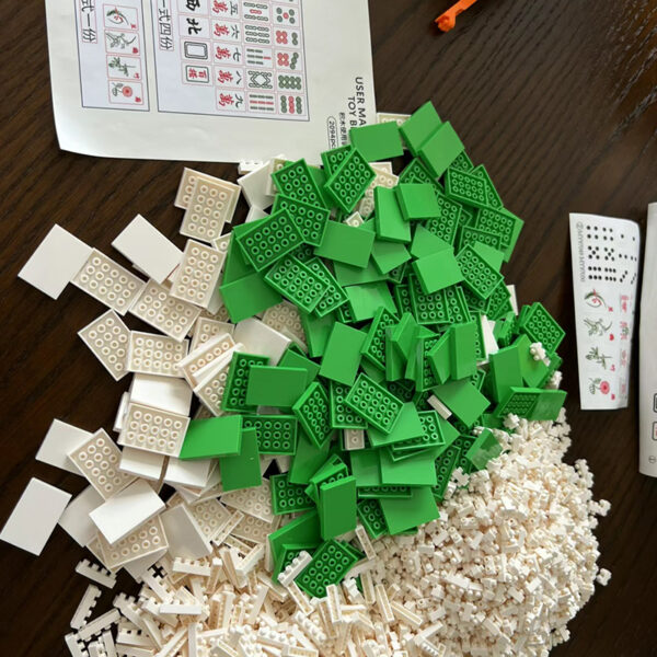 You Can Now DIY Your Own Mahjong Tiles With Building Blocks