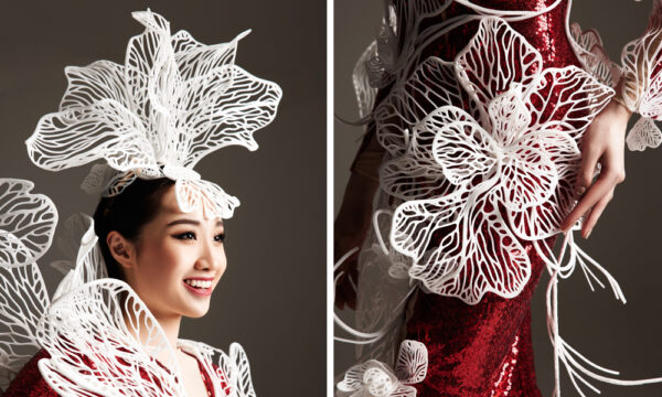 Miss Universe Singapore National Costume Is A 3-D Printed Dress