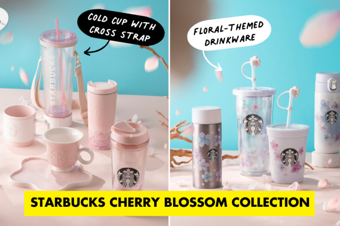 Starbucks Has A New Cherry Blossom Collection Decked In Pastel Blooms