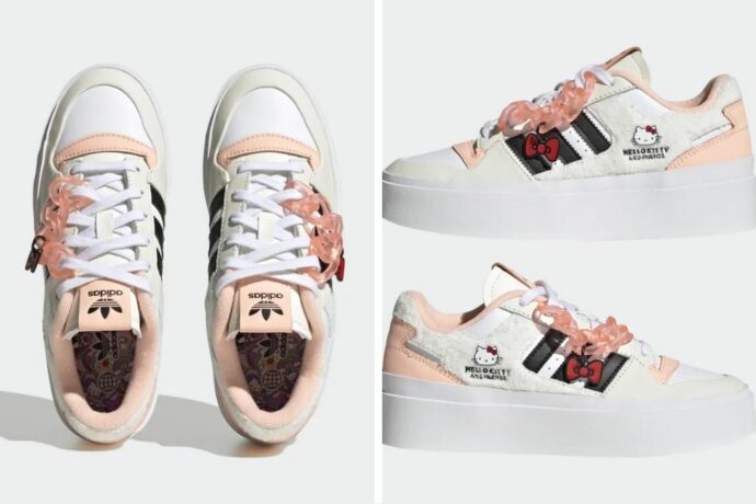 These Adidas x Hello Kitty Shoes Come With Plushies & Chains