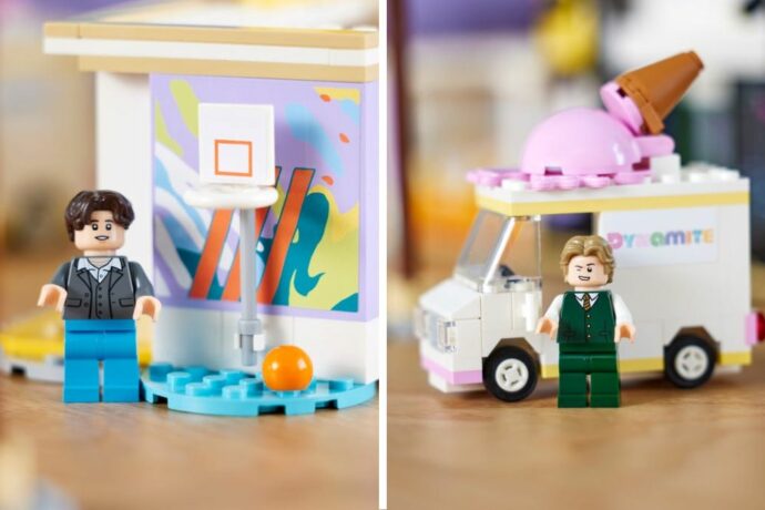 BTS Dynamite Lego Set Is Inspired By MV Scenes & Has Freebies