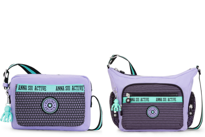 The Kipling x Anna Sui Active Collection Features Cute Sporty Bags