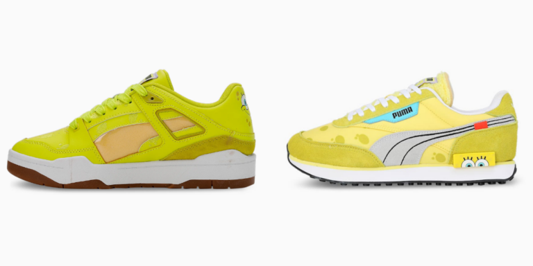 The Puma x SpongeBob SquarePants Collab Has Sneakers & Tees