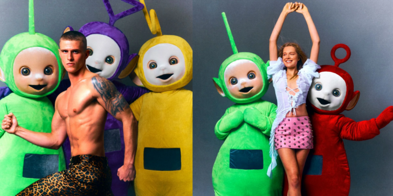 Teletubbies Fashion Collection Has Dipsy Boots & Denim Jackets