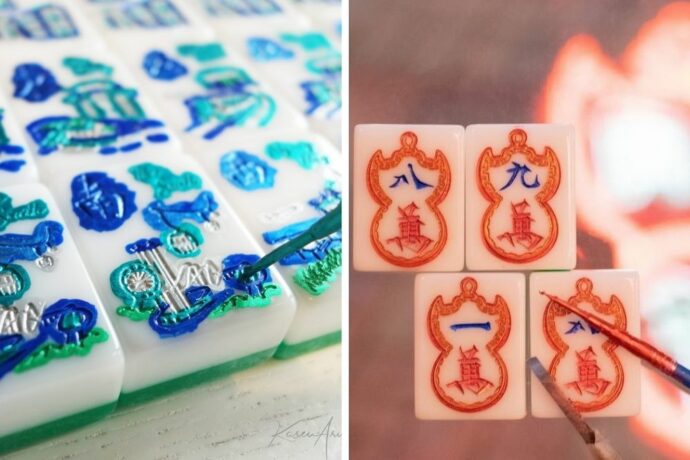 Hong Kong-Themed Mahjong Set Has Dim Sum Designs