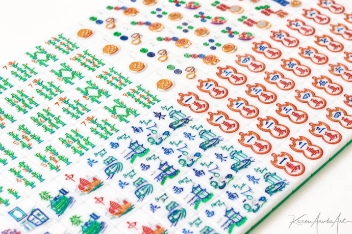 Hong Kong-Themed Mahjong Set Has Dim Sum Designs