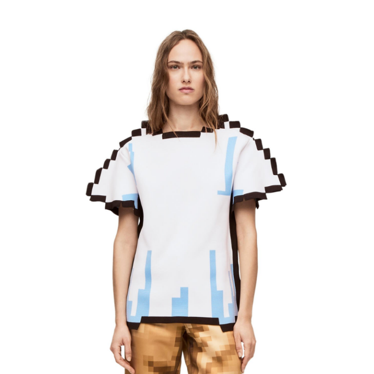 This Loewe Pixel Capsule Collection Has Pixelated Apparel & Bags