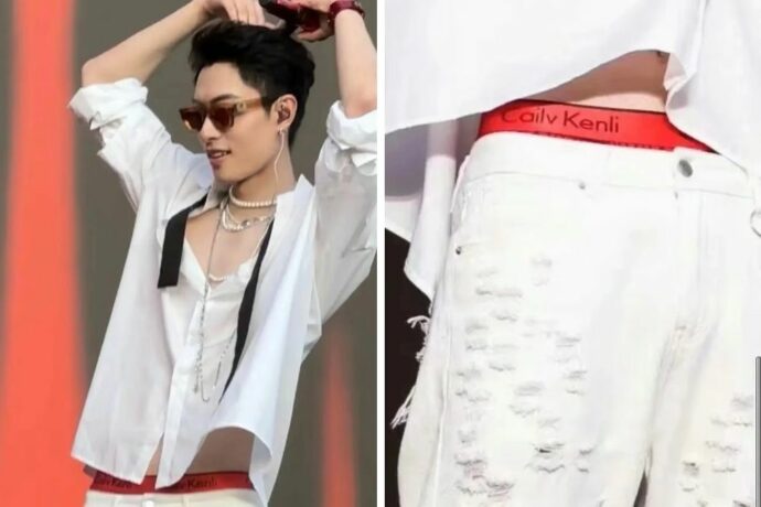 Fake Calvin Klein: 10 To Look Like Chinese Idol Mu Ziyang