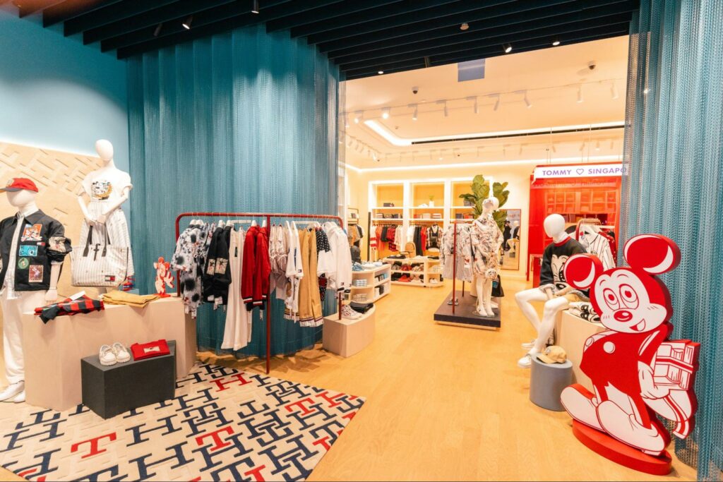 Disney X Tommy Hilfiger Pop-Up Has A 3D Mickey Statue