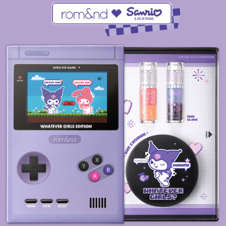 Rom&nd x Sanrio Collection Has My Melody & Kuromi Designs