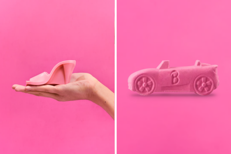 The New LUSH x Barbie Collection Has Soaps, Body Scrubs