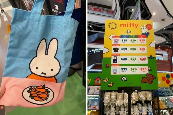 Miffy Pop-Up In Town Has Adorable Tote Bags & Keychains