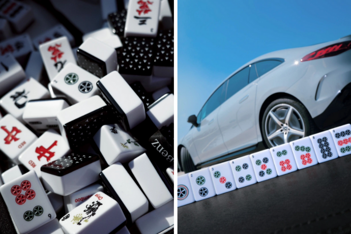 Mercedes-Benz Mahjong Set Has Steering Wheel-Inspired Tiles