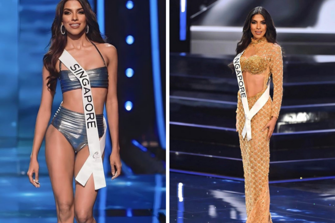 Miss Universe Singapore 2023 Priyanka Annuncia Rocks 3 Outfits