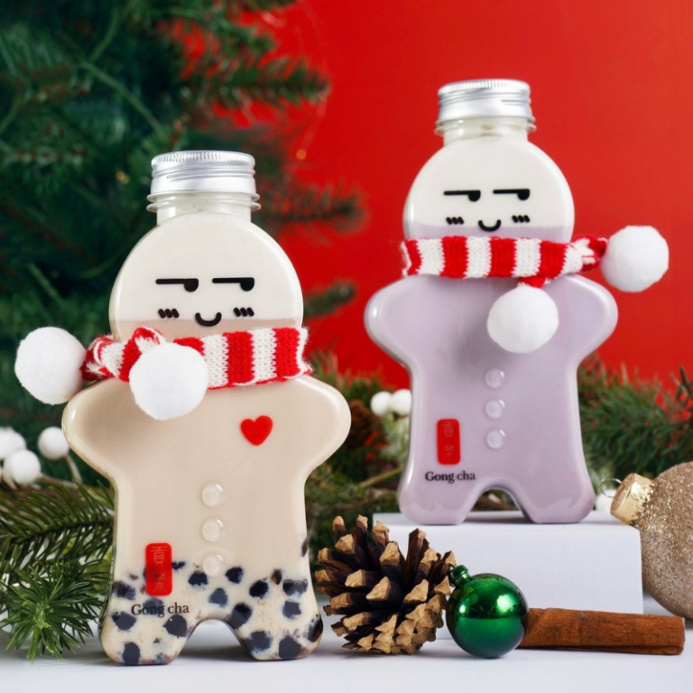 Gong Cha Has Adorable Gingerbread Man Bottles