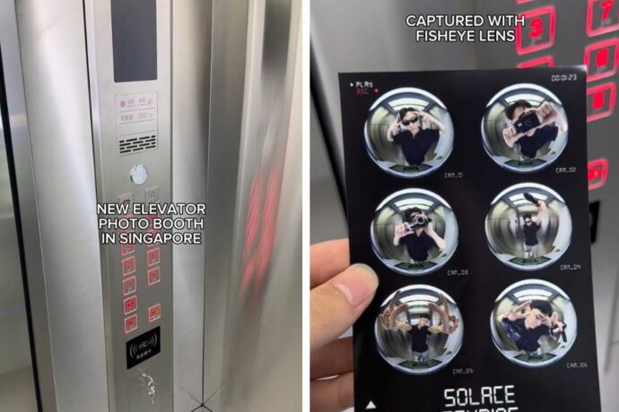 Solace Studios In Haji Lane Has An Elevator-Themed Photo Booth