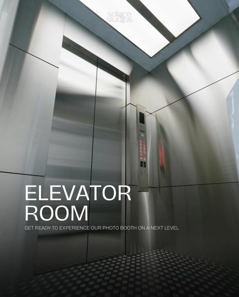 Solace Studios In Haji Lane Has An Elevator-Themed Photo Booth