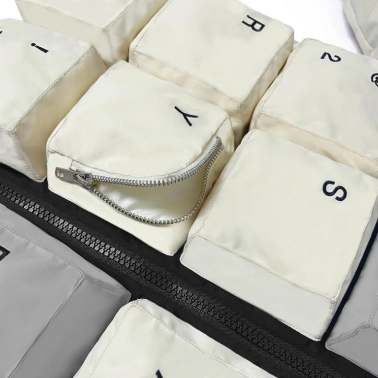 This Keyboard Puffer Jacket Comes With Designs Of Key Caps