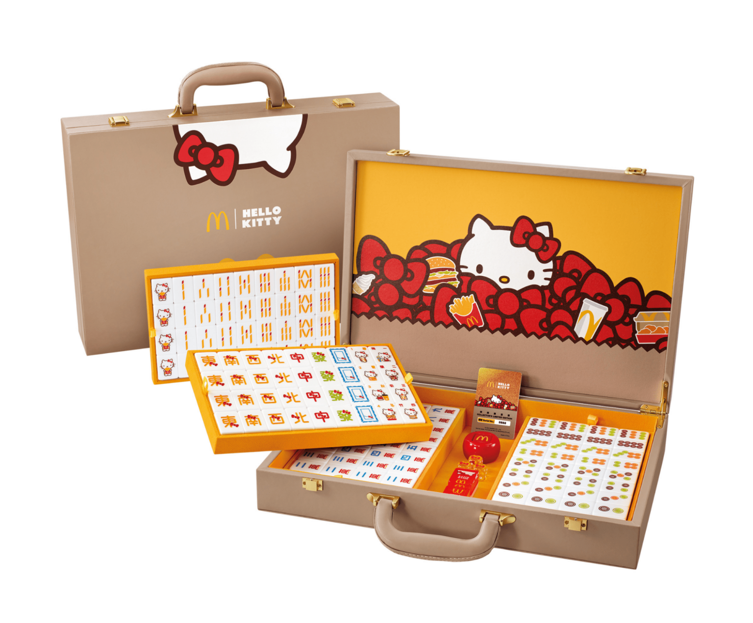 McDonald’s x Hello Kitty Mahjong Set Has Themed Mahjong Tiles