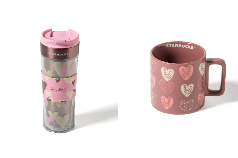 Starbucks Valentine’s Day Collection Has Romantic Drinkware