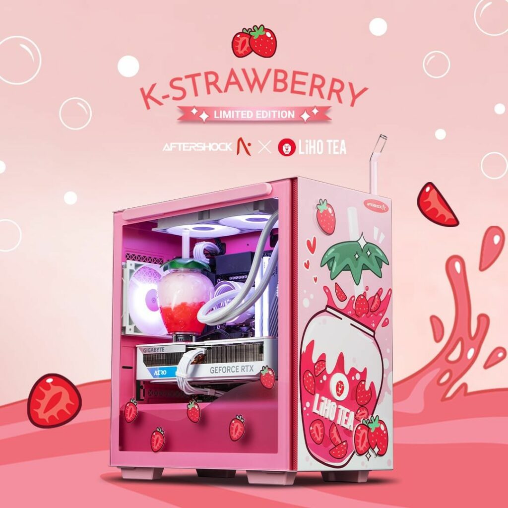 LiHO x Aftershock K-Strawberry PC Has Realistic Strawberries