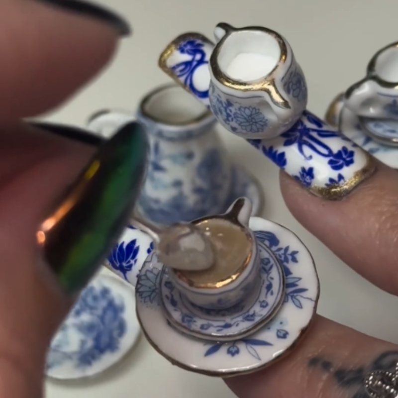 You Can Now Serve Tea With These Tea Set Nails