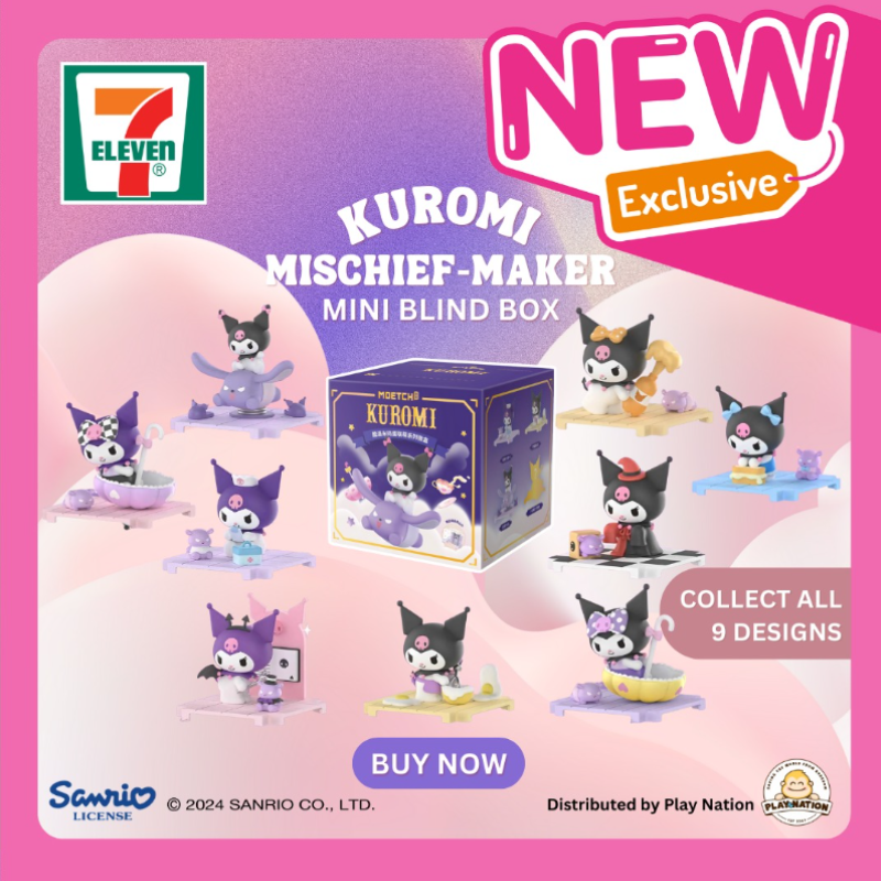 7-Eleven Limited Edition Kuromi & Crayon Shin-Chan Blind Boxes