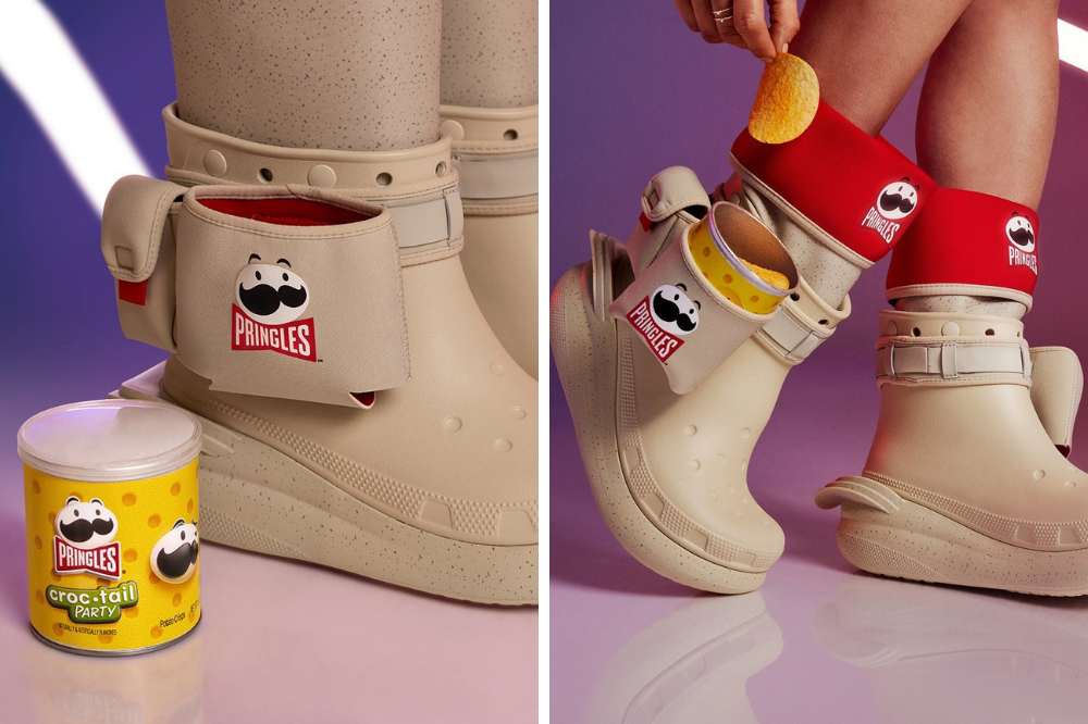 The Pringles x Crocs Collection Has Shoes With Chip Holsters