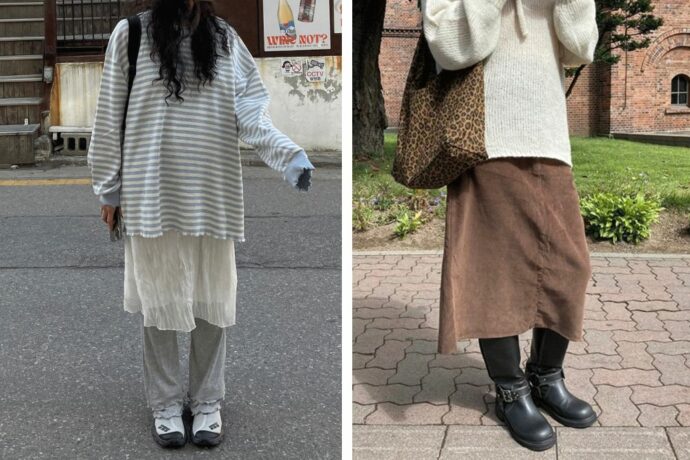 8 Ways To Style Skirts Over Pants To Embrace The Trend's Return