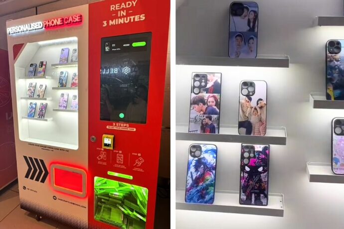 Customise Your Phone Case From $15 At This Suntec Vending Machine