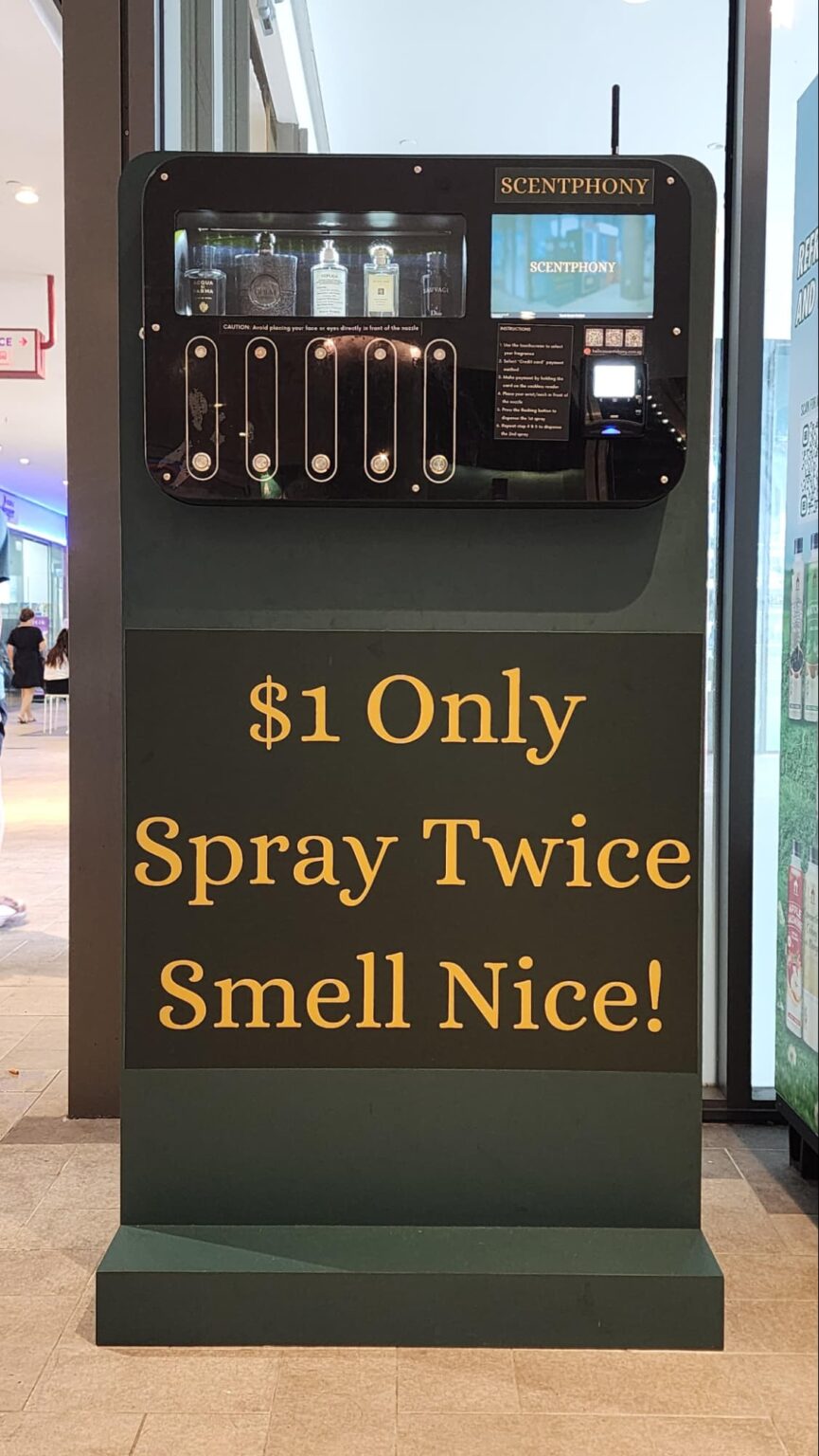 This Vending Machine Sells Luxury Perfume Sprays For Just $1